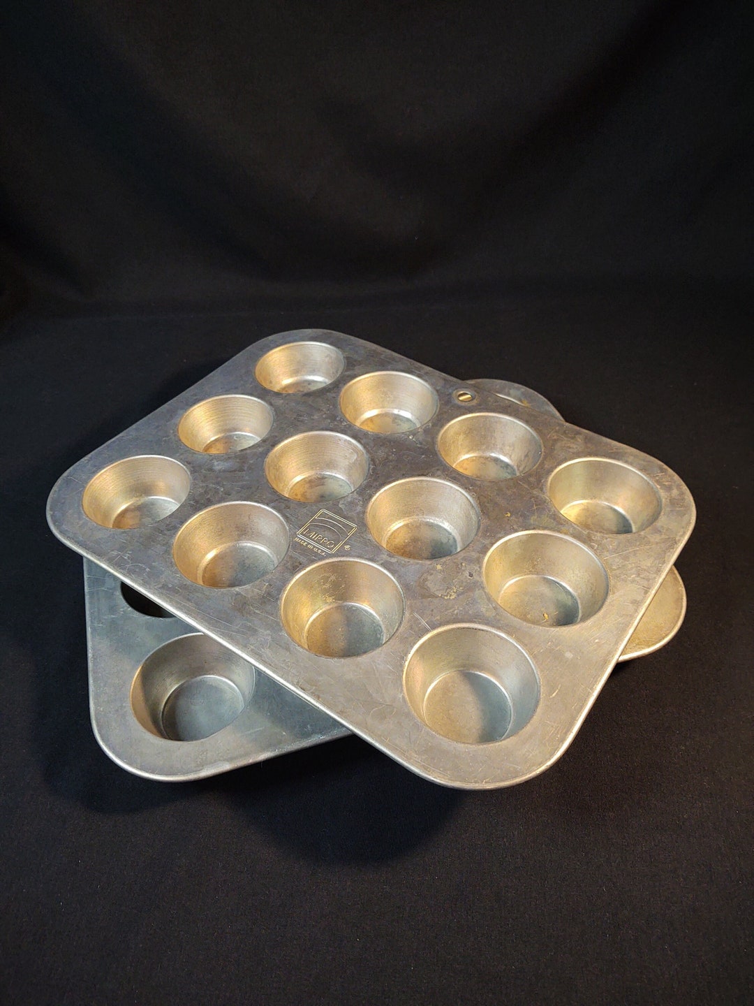 Mirro Mini Cupcake Tins Set of 2 - Etsy UK