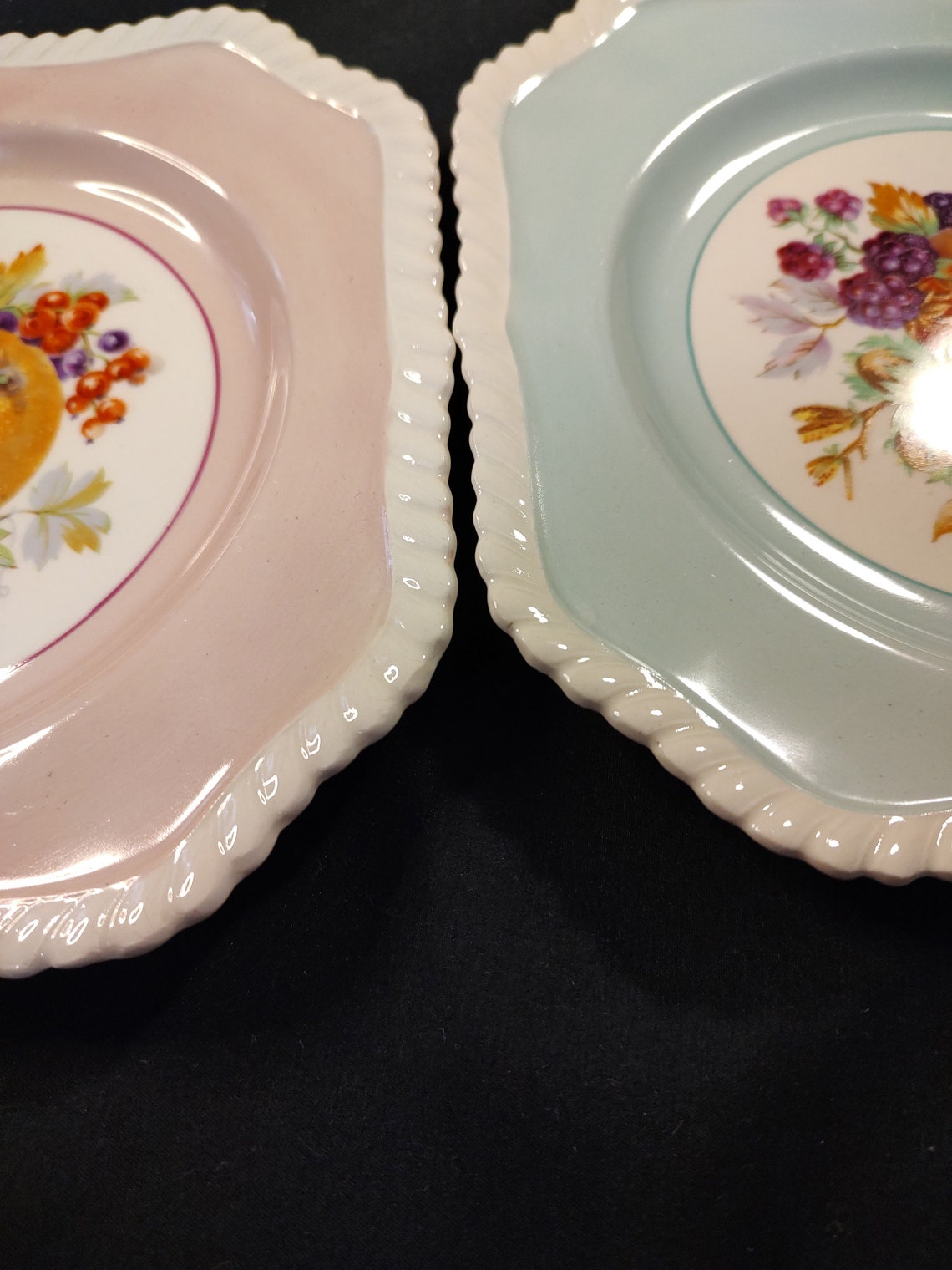 Johnson Bros. Old English Square Salad Plate Pair - Etsy