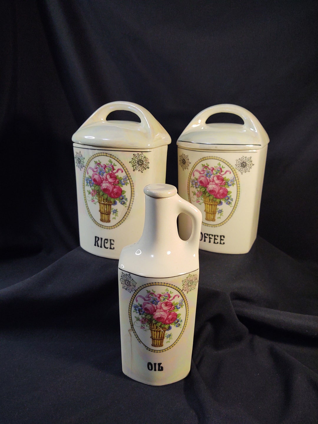 Urbach-freres Gerda Kitchen Storage Jars - Etsy Canada