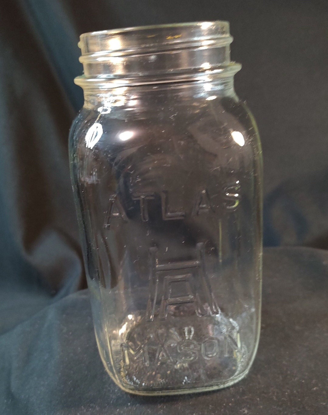 Hazel Atlas Mason Jar - Etsy