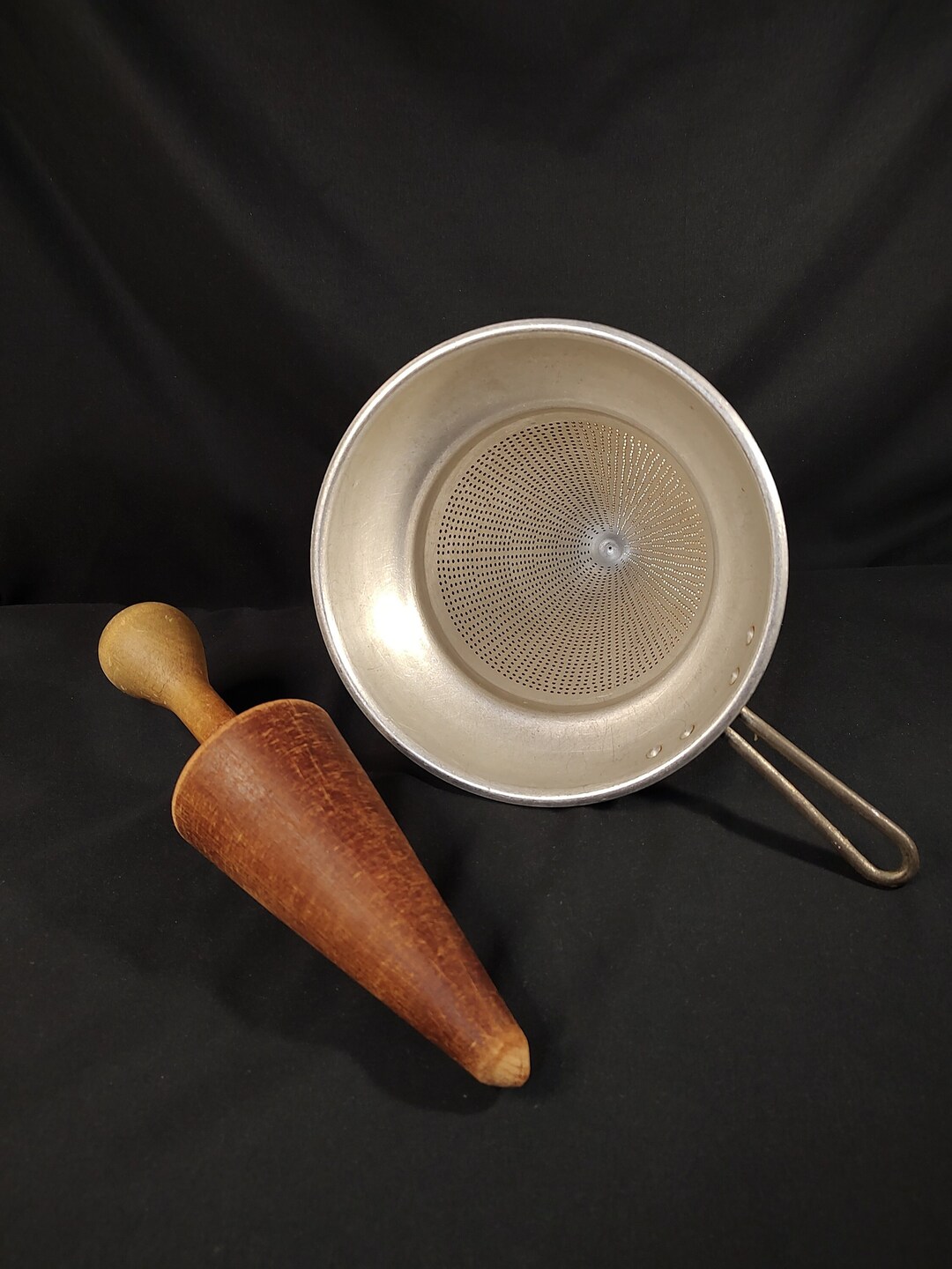 Wearever Cone-shaped Colander & Pestle - Etsy