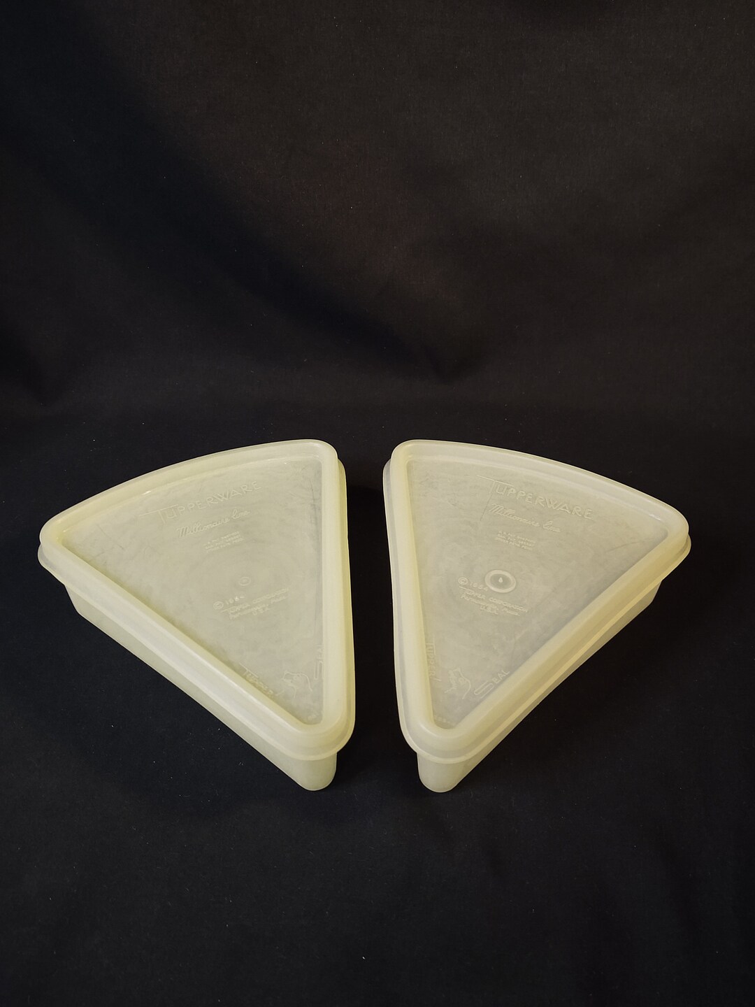 Tupperware Pie Wedge Keeper Pair - Etsy