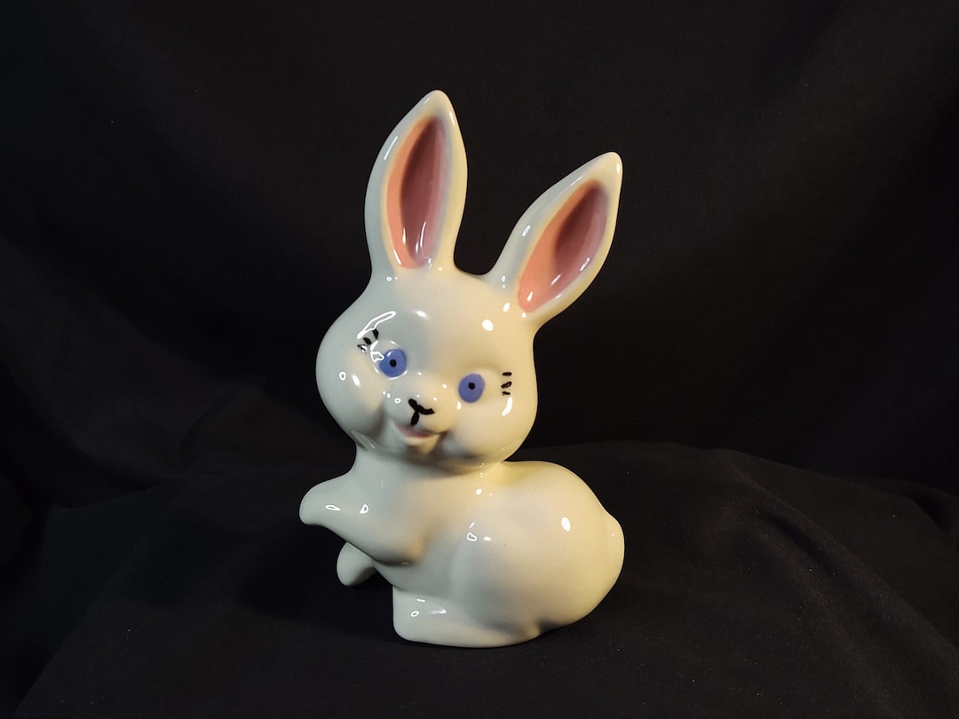 Ceramics Class White Rabbit Figurine - Etsy