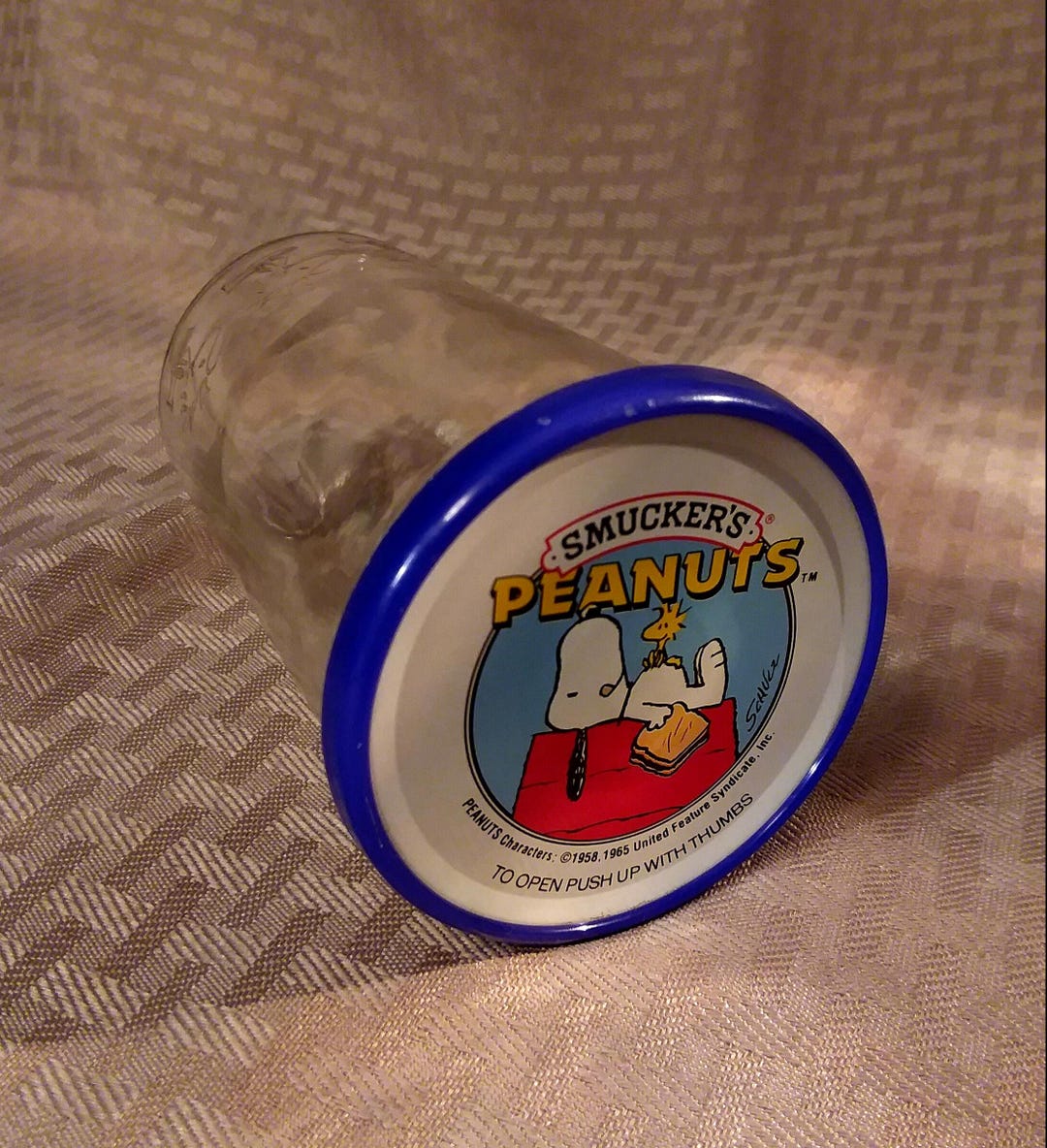 Smuckers Peanuts Characters Jelly Jar - Etsy