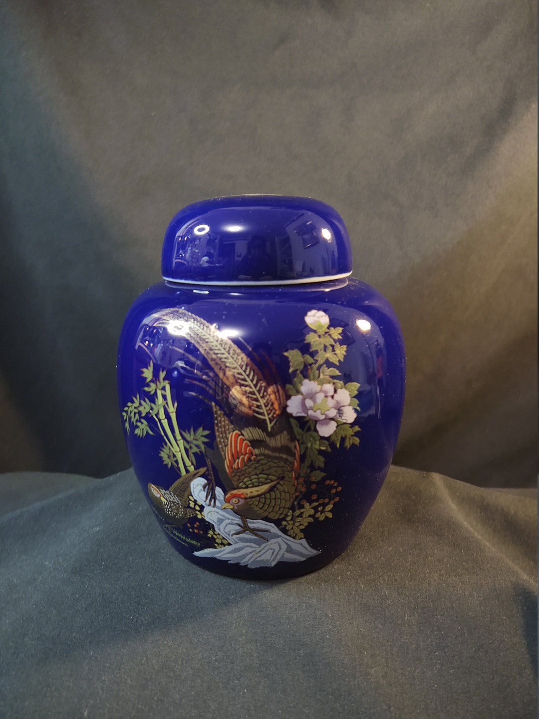 Cobalt Blue Ginger Jar - Etsy
