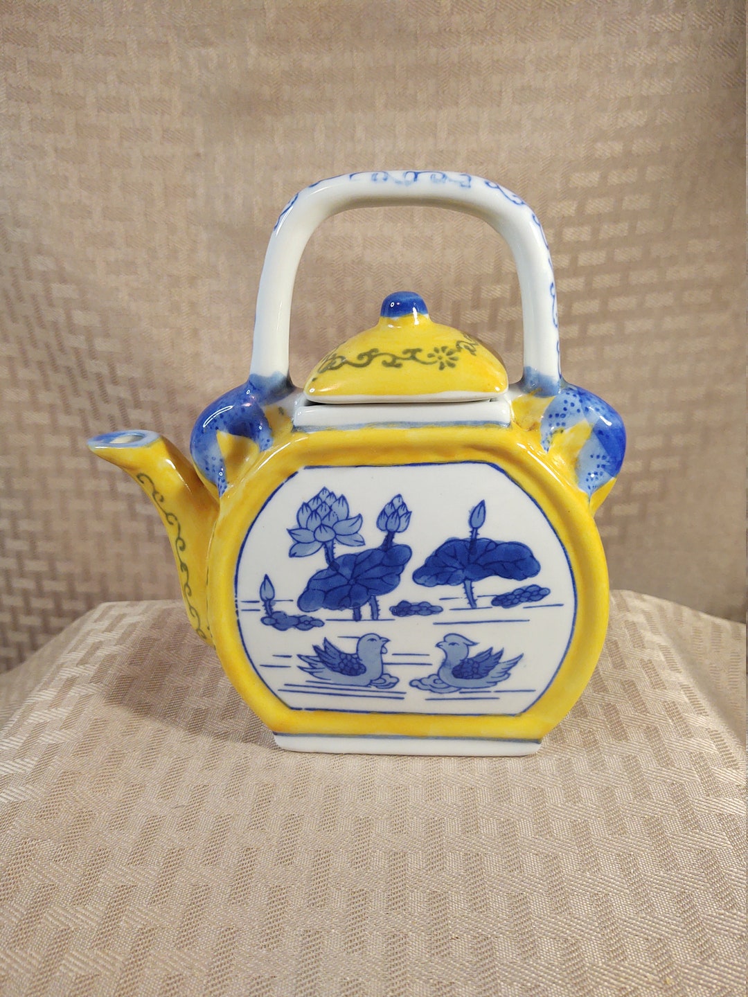 Decorative Ceramic Asian-theme Teapot - Etsy