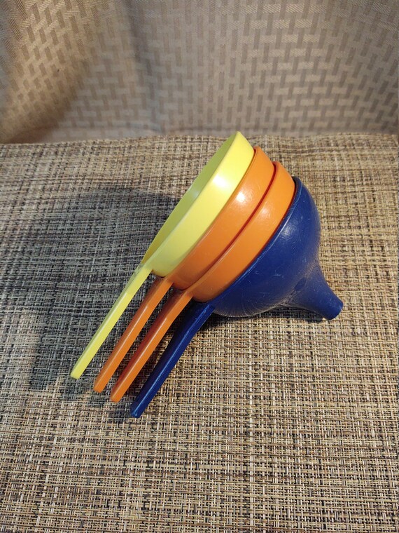 Tupperware Orange Blue or Yellow Funnel | Etsy