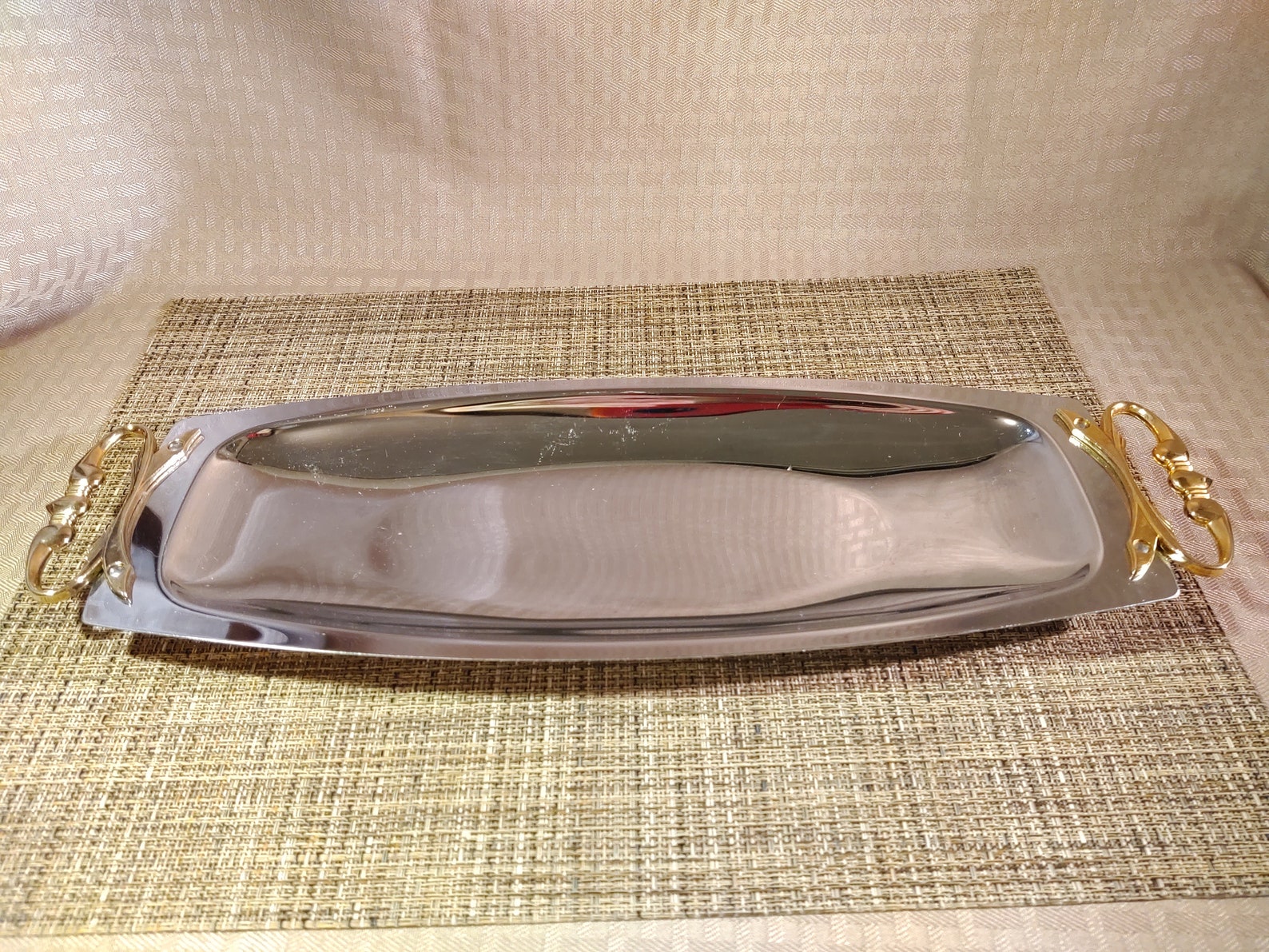 Kromex Bread & Roll Tray - Etsy