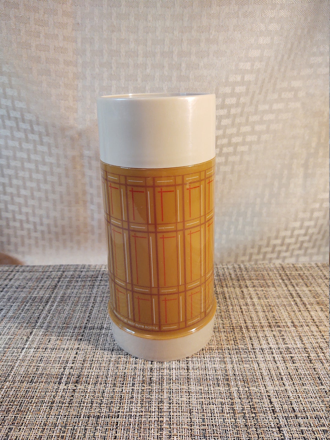 Aladdin Brown Plaid Thermos - Etsy