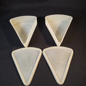 Tupperware Pie Wedge Keeper Pair - Etsy