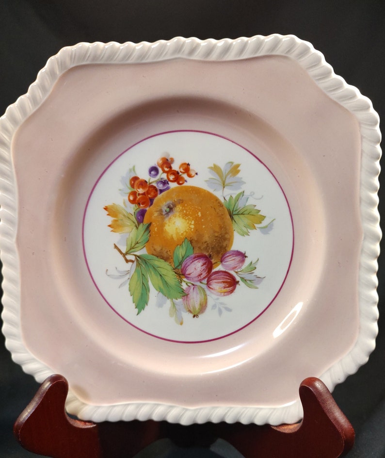 Johnson Bros. Old English Square Salad Plate Pair - Etsy