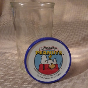 Smuckers Peanuts Characters Jelly Jar - Etsy
