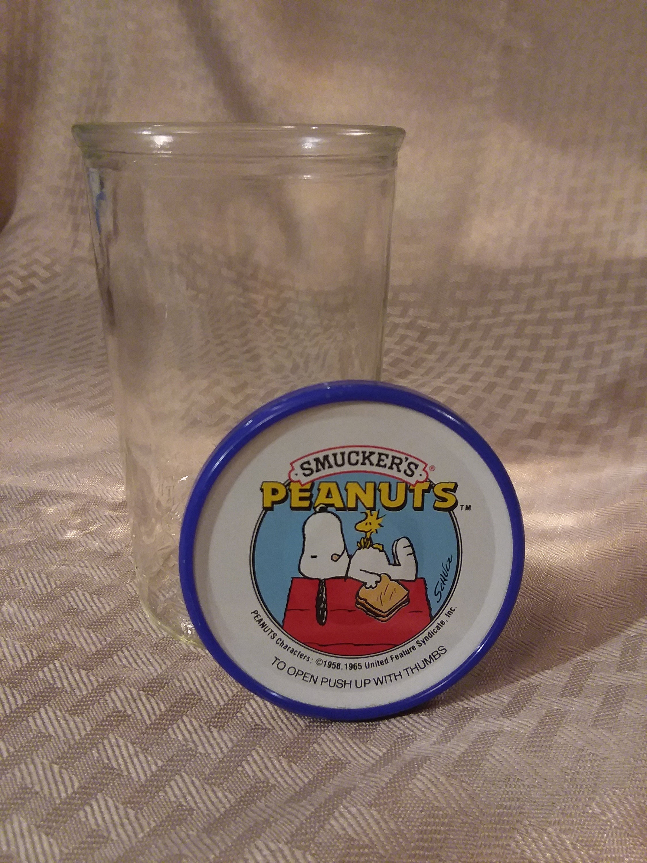 Smuckers Peanuts Characters Jelly Jar - Etsy