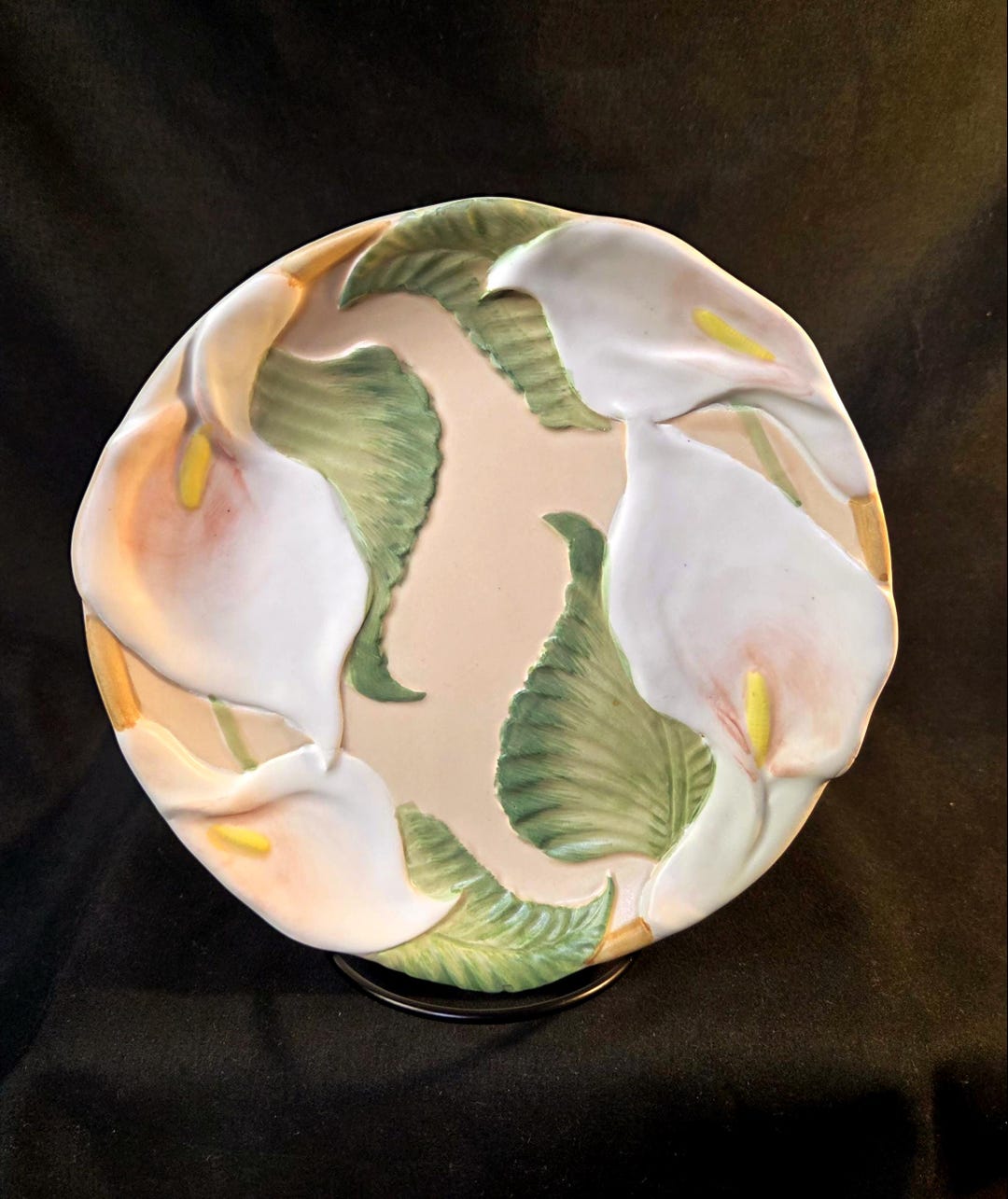 Fitz & Floyd Calla Lily Plate - Etsy