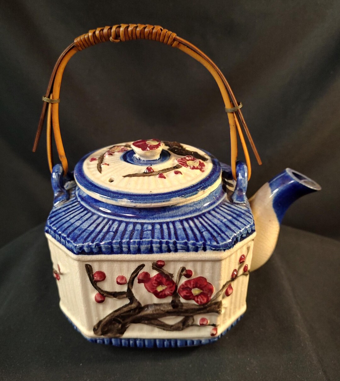 Ceramic Japan Cherry Blossom Teapot - Etsy