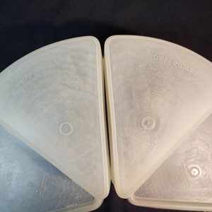 Tupperware Pie Wedge Keeper Pair - Etsy