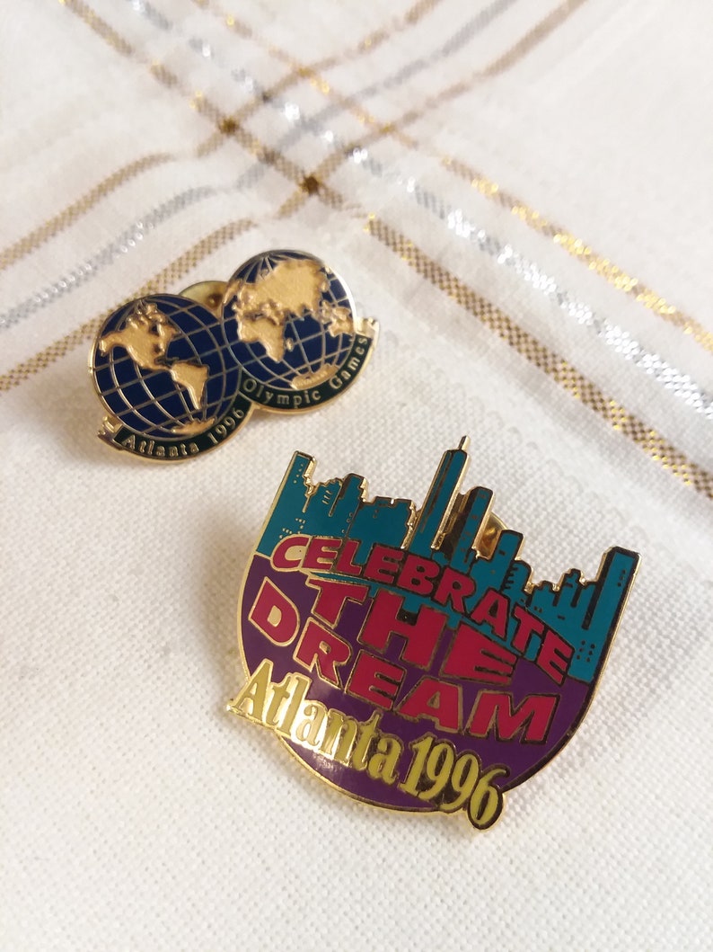 Atlanta 1996 Olympics Pins Set of 2 - Etsy