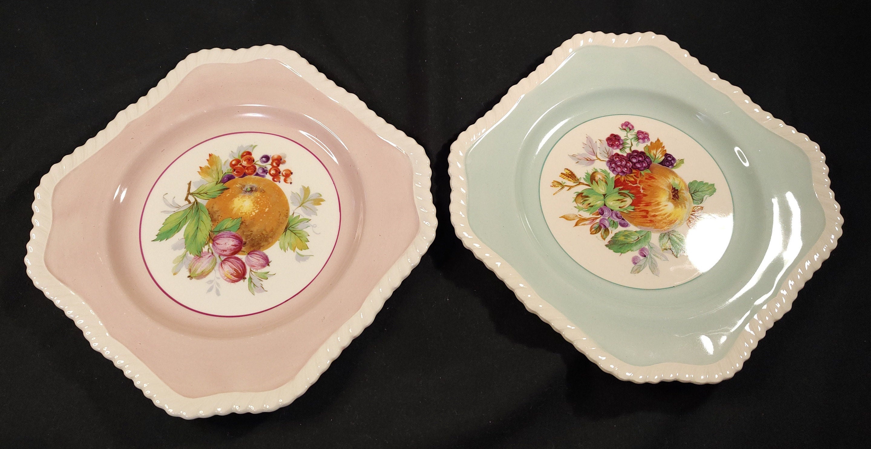Johnson Bros. Old English Square Salad Plate Pair - Etsy