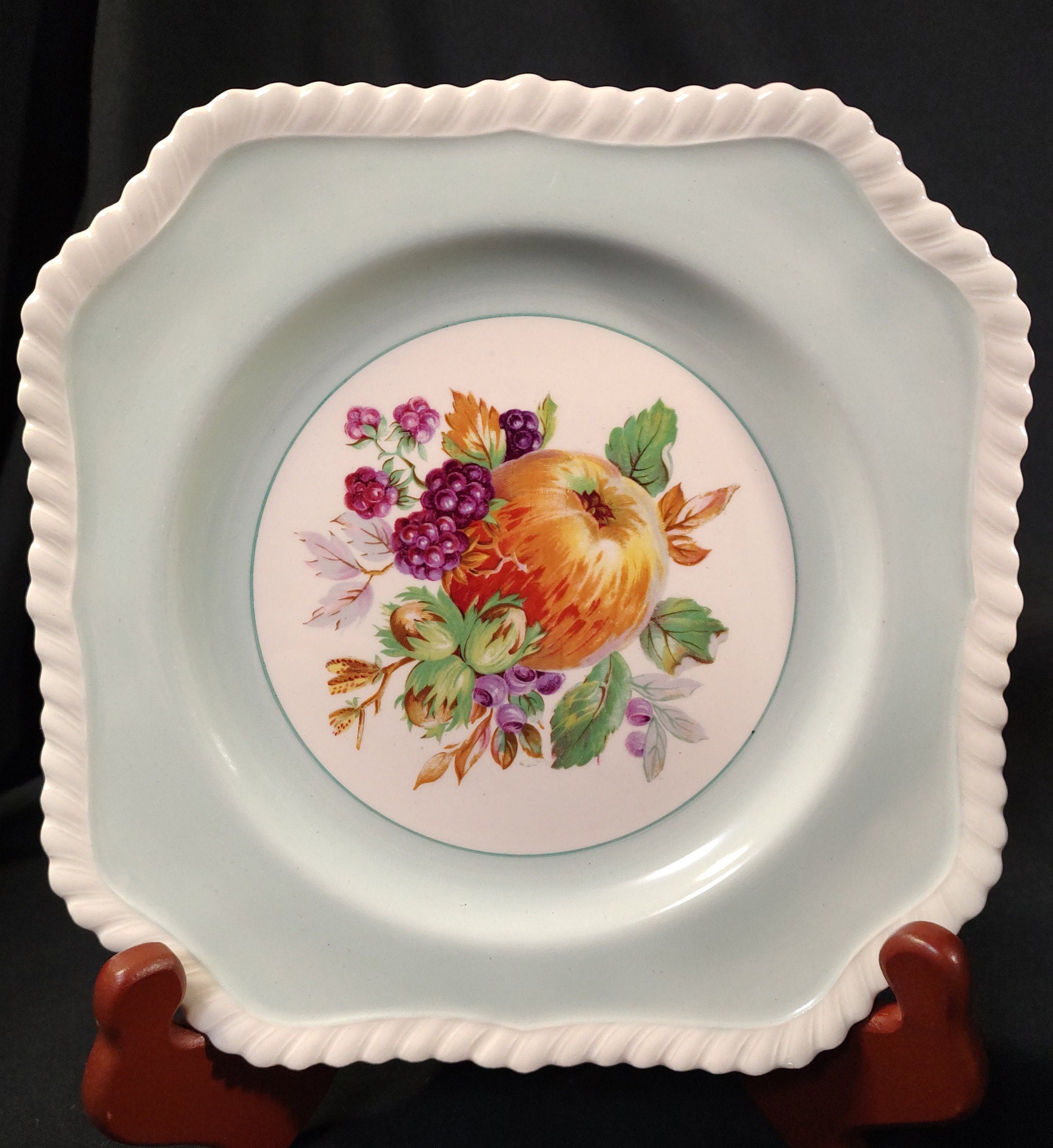 Johnson Bros. Old English Square Salad Plate Pair - Etsy