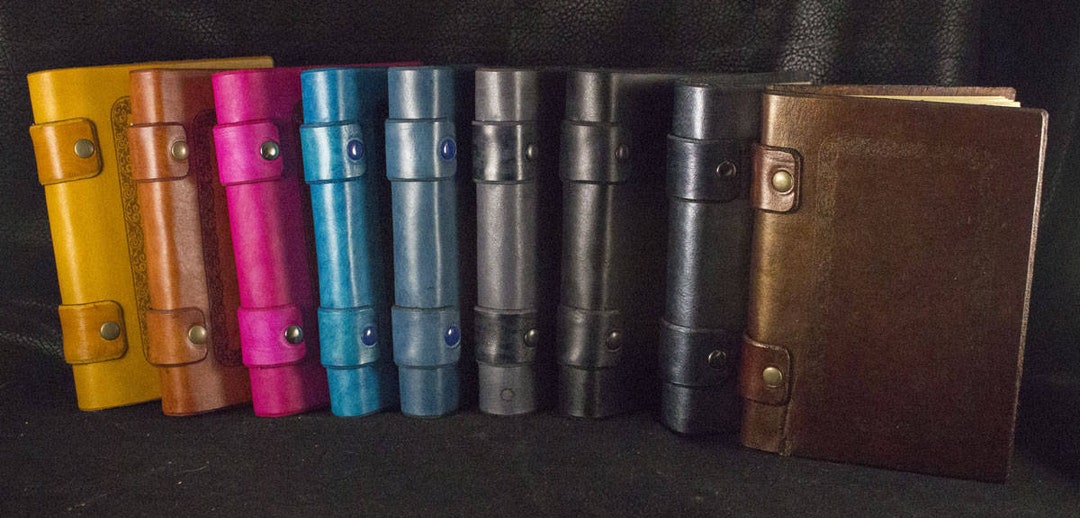 Small Leather Book Multiple Colors Spellbook, Notebook, Journal - Etsy