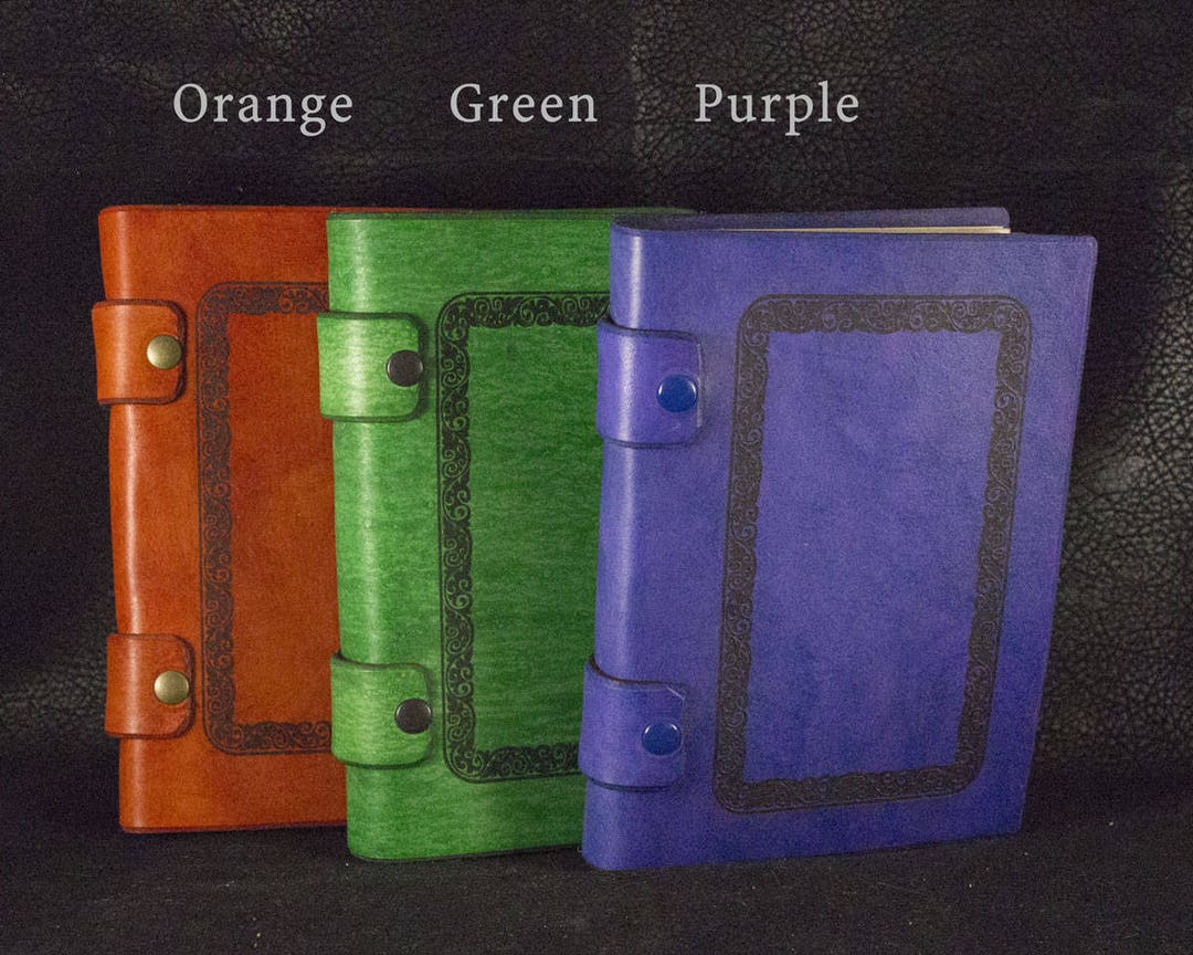 Small Leather Book | Multiple Colors | Spellbook, Notebook, Journal - Etsy