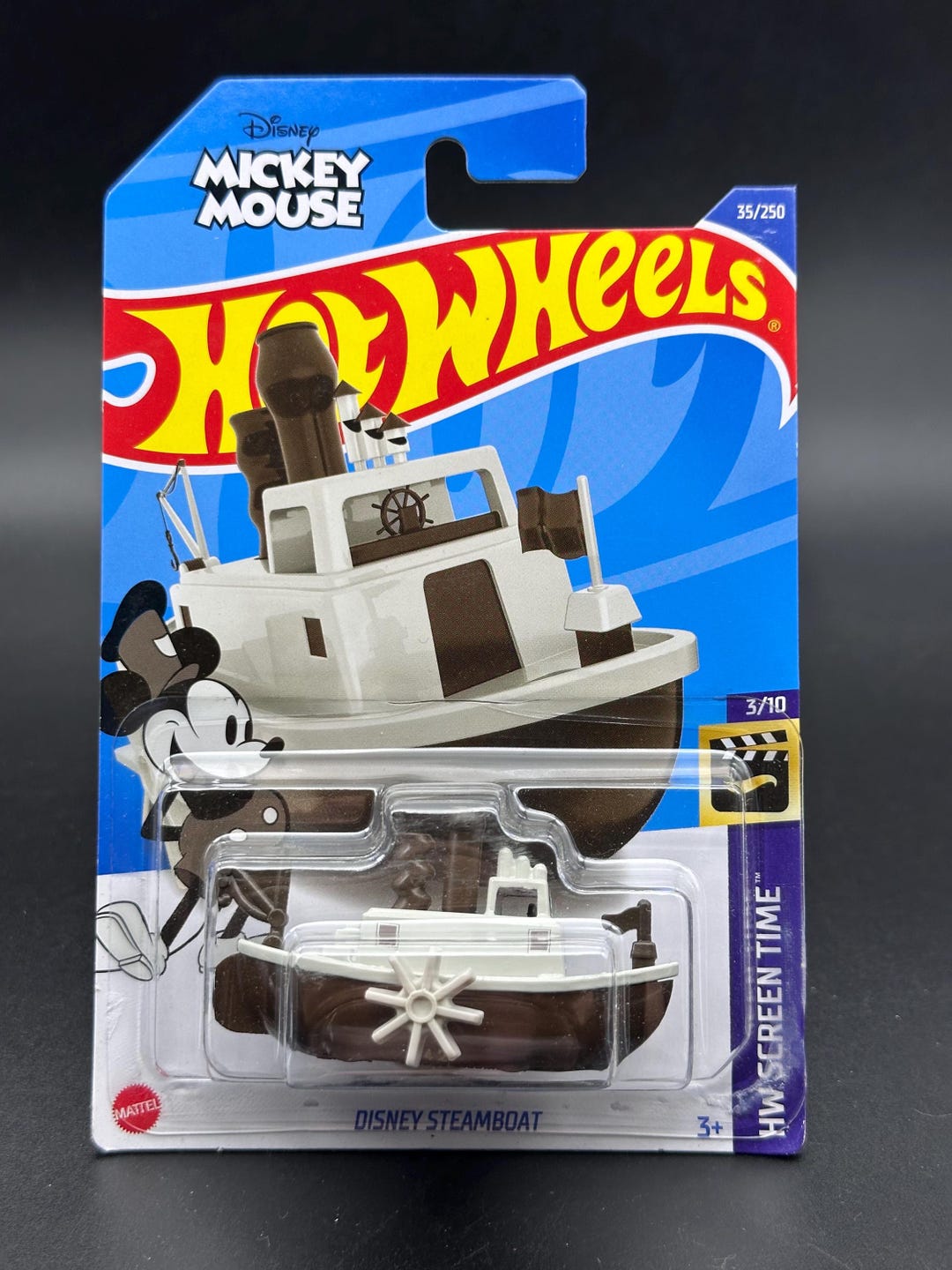 Mickey Mouse Disney Steamboat Diecast HW 1:64 Diorama Toy Collectible ...