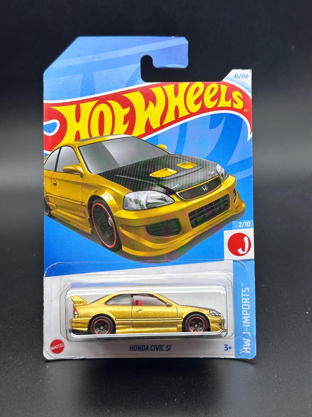 HW 2000 Honda Civic Si Coupe Gold Diorama Car Model Display Gift ...