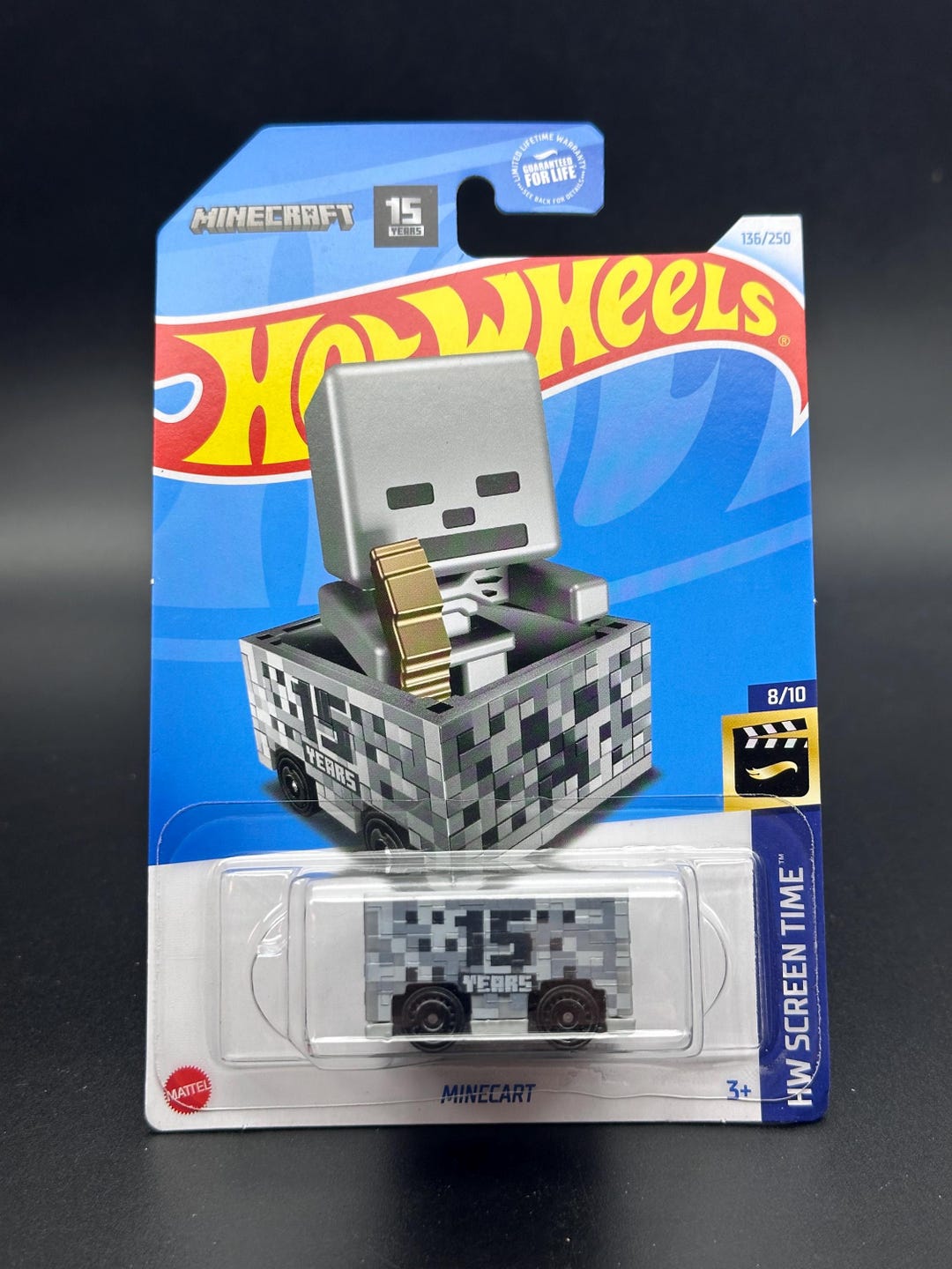 Minecraft Minecart 15 Years Anniversary 1:64 Car Diorama Toy ...