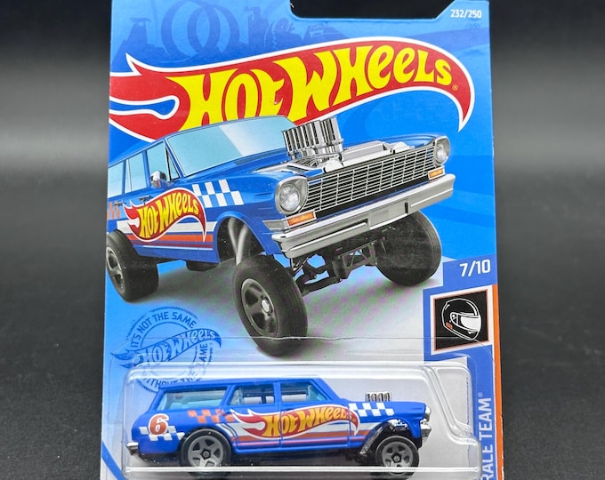 1964 Nova Wagon Gasser Diorama Car Model Display Gift Miniature Model ...