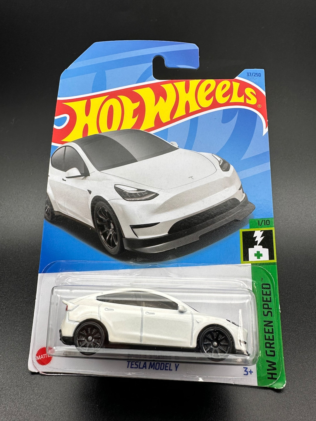 1:64 Tesla Model Y White Car Diorama Toy Collectible Miniature Display ...
