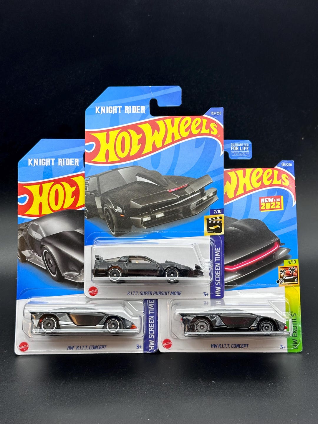 Knight Rider KITT Super Pursuit and Concept Diorama Toy Collectible ...