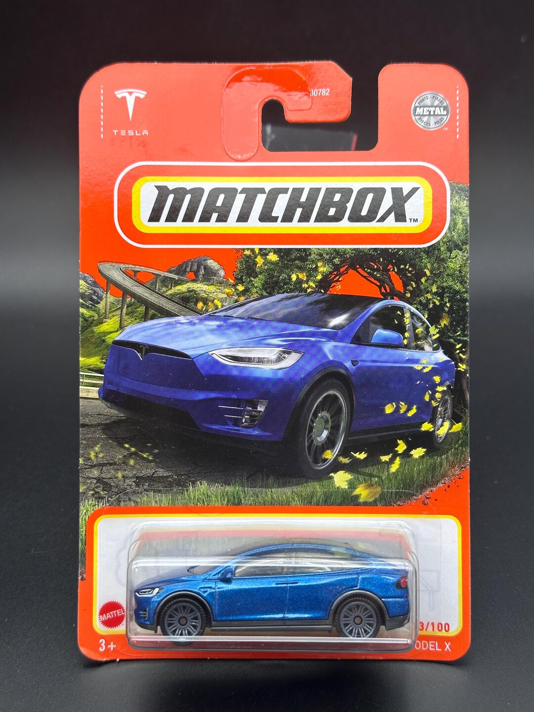 Matchbox Tesla Model X EV Electric Car Diorama Toy Collectible ...