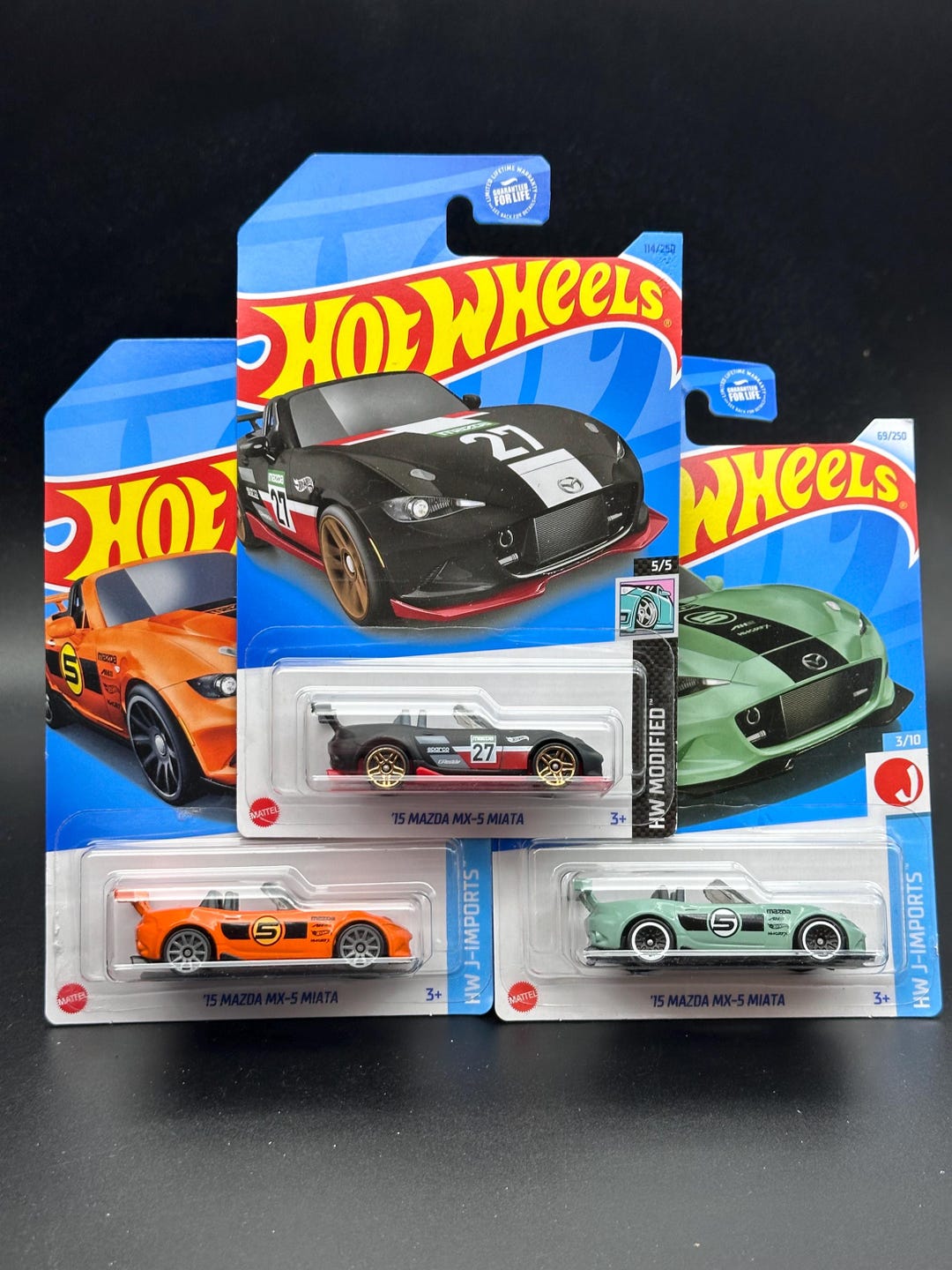 HW 2015 Mazda Miata Diorama Car Model Display Gift Miniature Model Toy ...