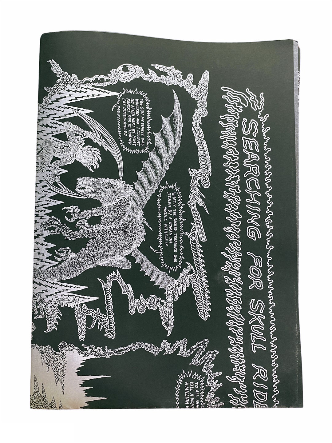 Skull Rider Comic Poster FOLDED 26.7" X 37.8" (680mm X 960mm) Lmtd 800 ...