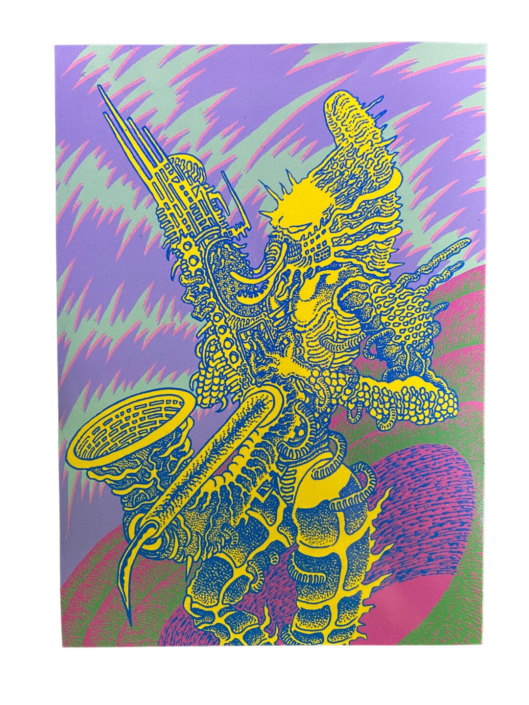 Saxophone Sticker /clear Lamination + Offset Printing (good for Indoor ...