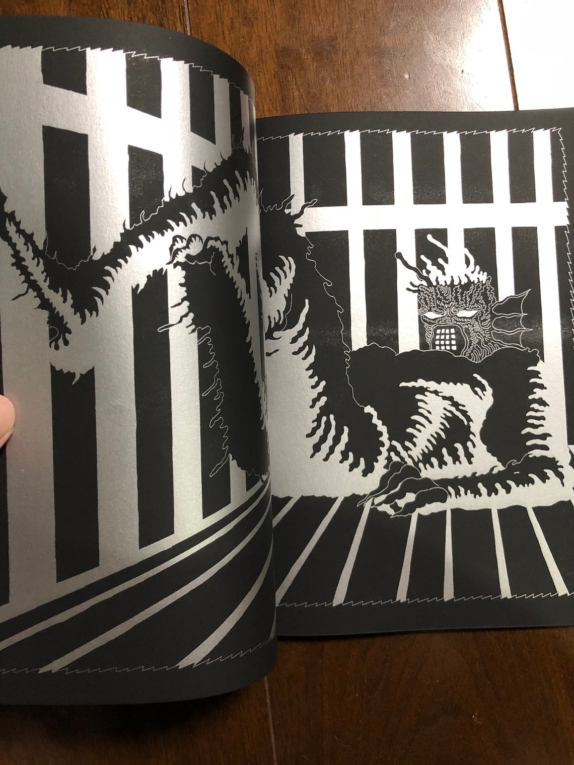 Dimensional Flats Comic Book/ Originally Etched Into Scratchboard ...