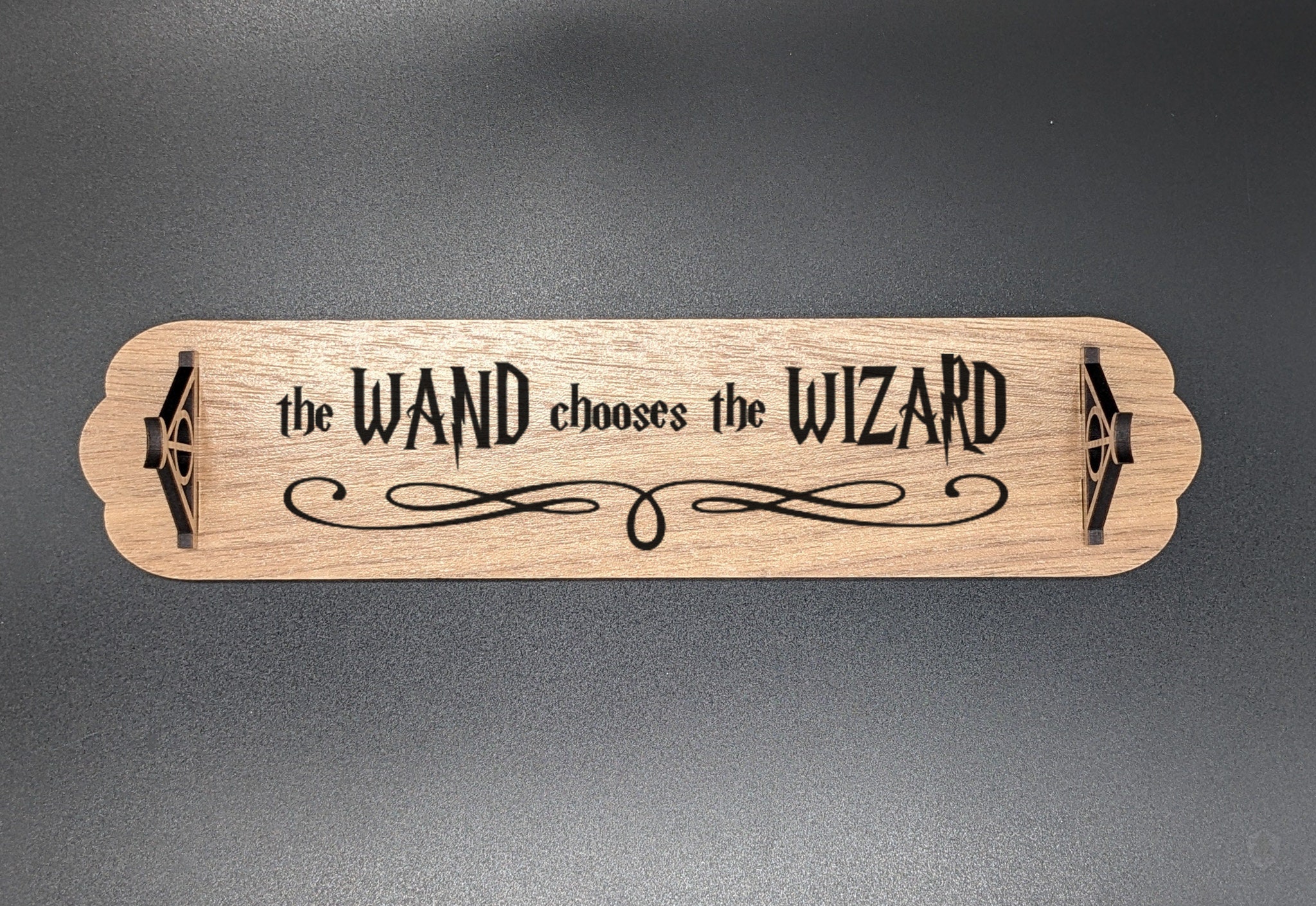 Desktop Wand Display - the Wand Chooses the Wizard - Etsy