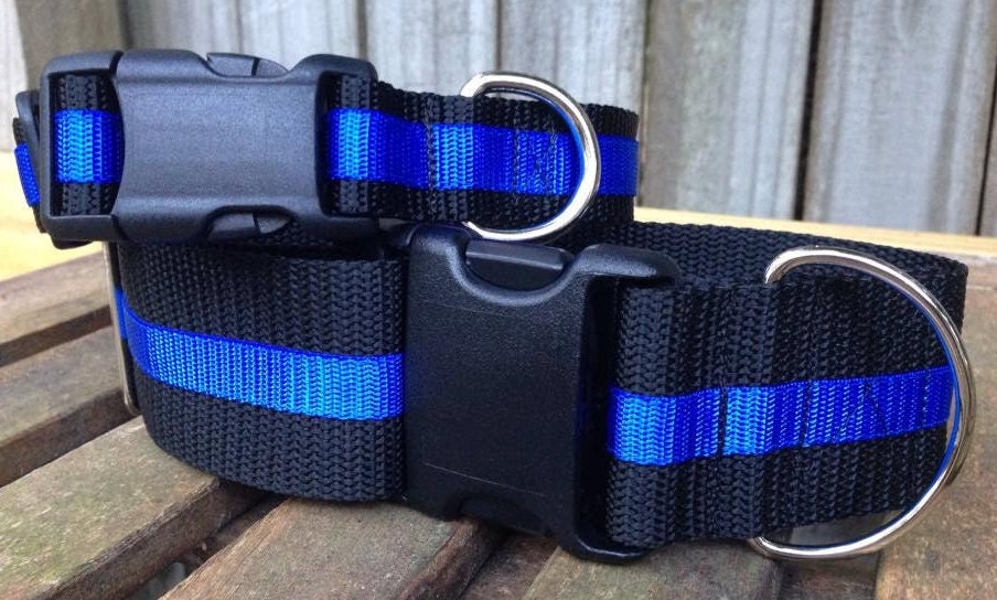 Thin Blue Line Dog Collar - Etsy Canada