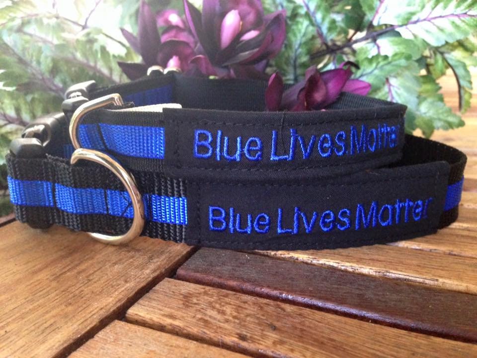 Thin Blue Line Dog Collar - Etsy Canada