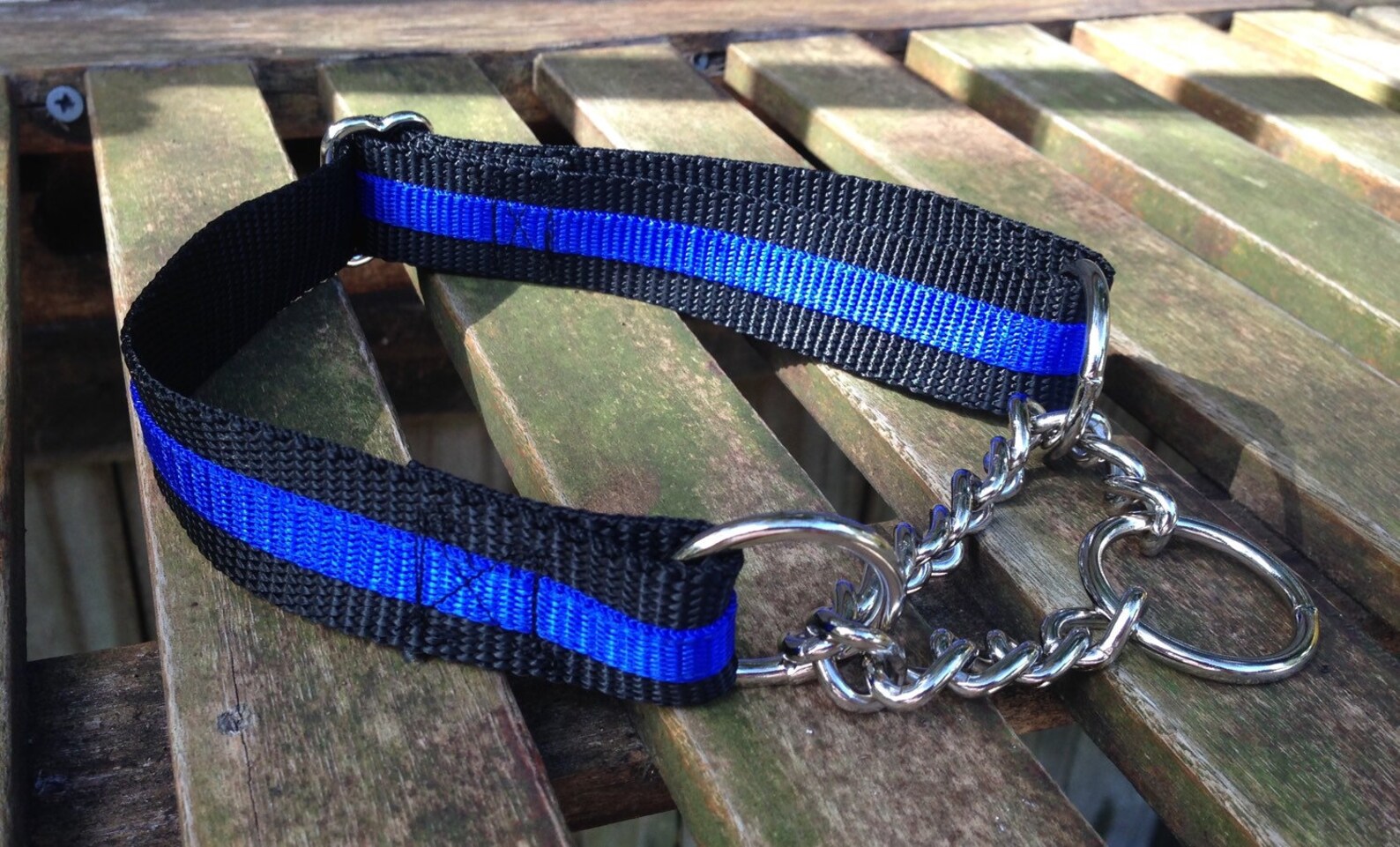 Thin Blue Line Dog Collar - Etsy