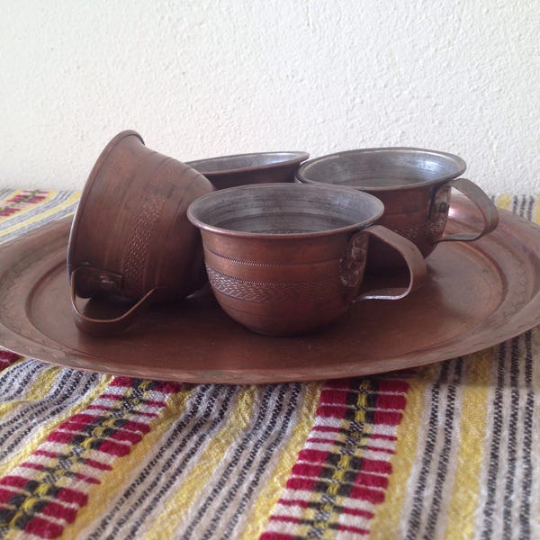 Antique Copper Cup - Etsy
