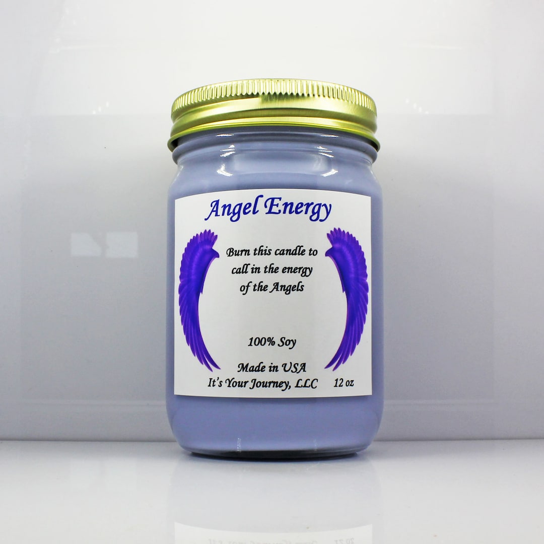 Angel Energy Candle 12 Oz - Etsy