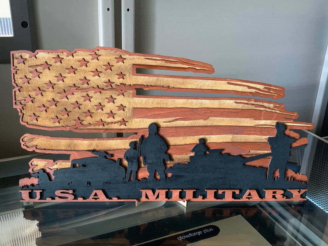 USA Distressed Flag Military US Flag TEMPLATE - Etsy