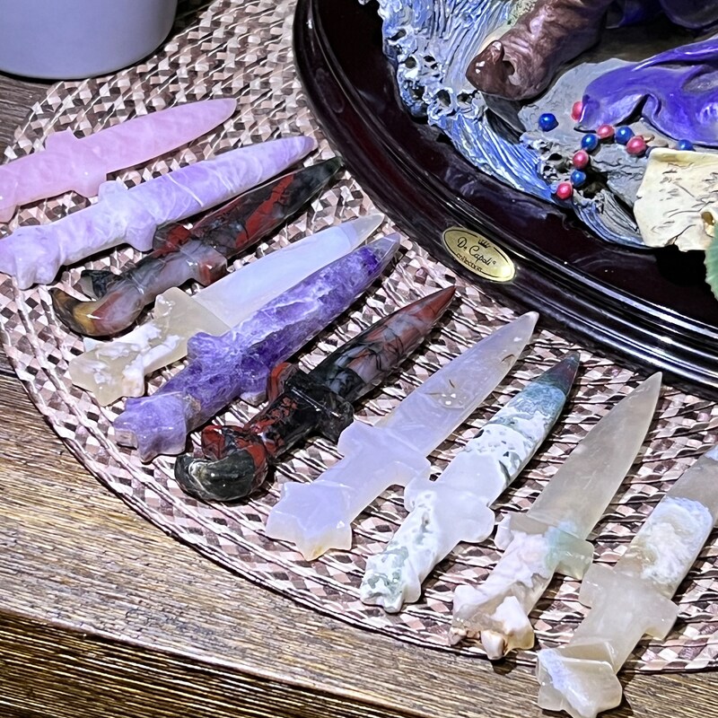 Crystal Dagger - Etsy