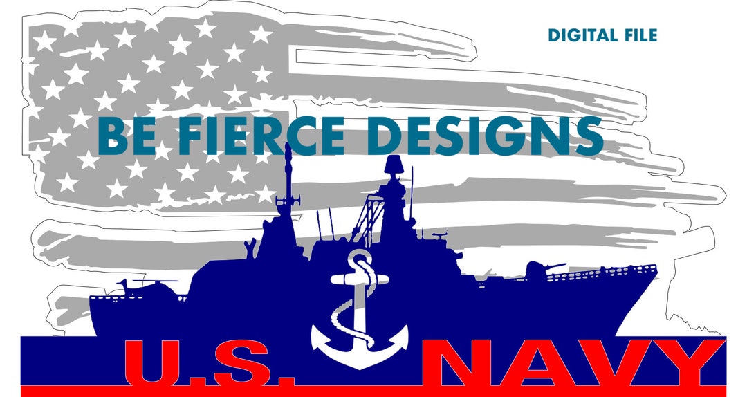 USA Distressed Flag US Navy TEMPLATE - Etsy