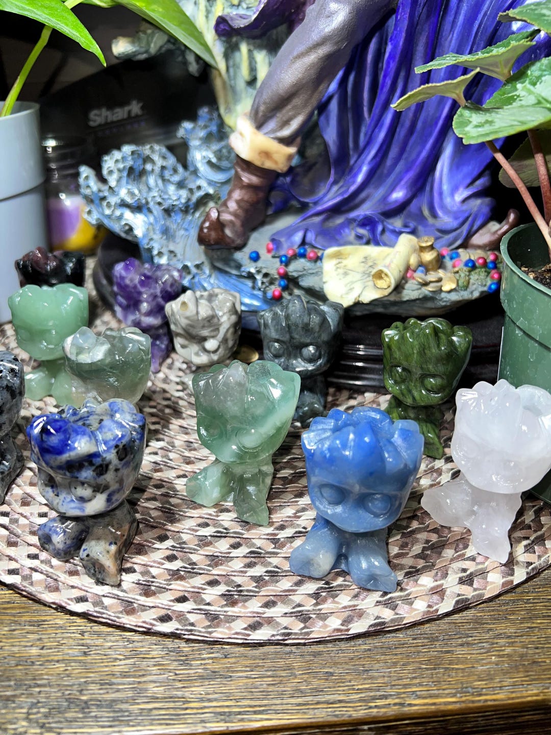 Crystal Groot, Crystal Carved Groot, Crystals, Home Decor, Healing ...