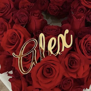 Acrylic Placeholders Mirror Acrylic Placeholders Wedding - Etsy