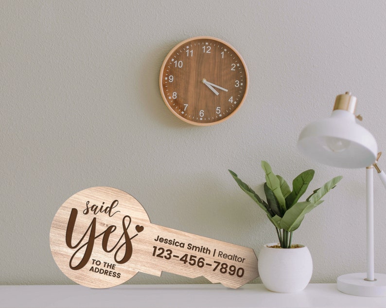 Personalize Real Estate Key Custom Key Sold Sign Realtor - Etsy