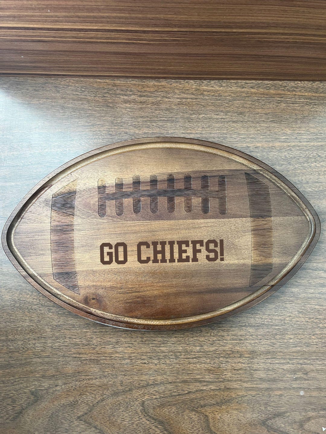 Super Bowl Party Football Cutting Board Custom Engraving Perfect for ...