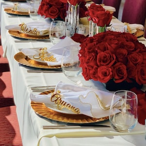 Acrylic Placeholders, Mirror Acrylic Placeholders, Wedding Decor ...